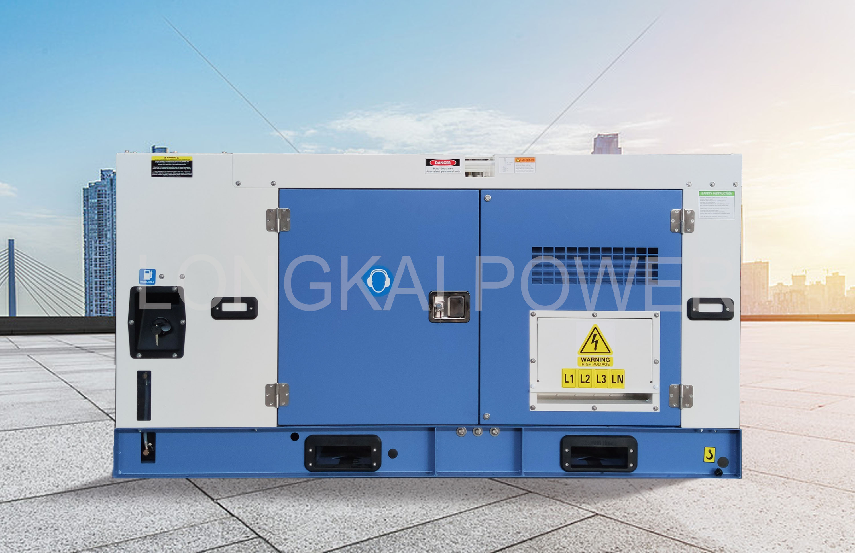 Baudouin diesel generator set from China manufacturer - Longkai